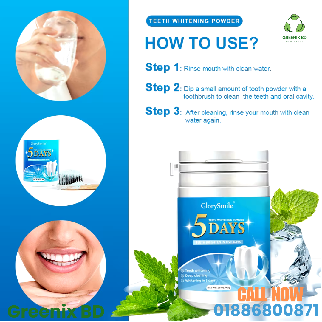 Glory Smile- Teeth Whitening Powder (45GM) – Shop